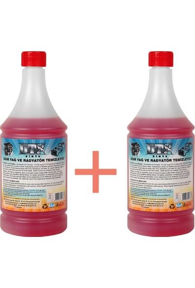 Dtx Kimya Ağır Yağ ve Radyatör Temizleme Sıvısı 1 lt & 1 lt Dtx Kimya Ağır Yağ ve Radyatör Temizleme Sıvısı 1 lt & 1 lt