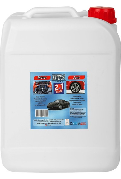 Dtx Kimya Motor ve Jant Temizleme Solisyonu 2’si 1 Arada 5 lt Dtx Kimya Motor ve Jant Temizleme Solisyonu 2’si 1 Arada 5 lt