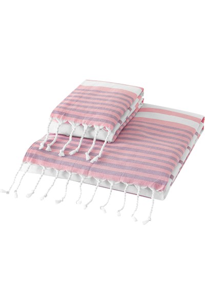Yataş Bedding Lineal Peştamal Set Pamuk - Pembe