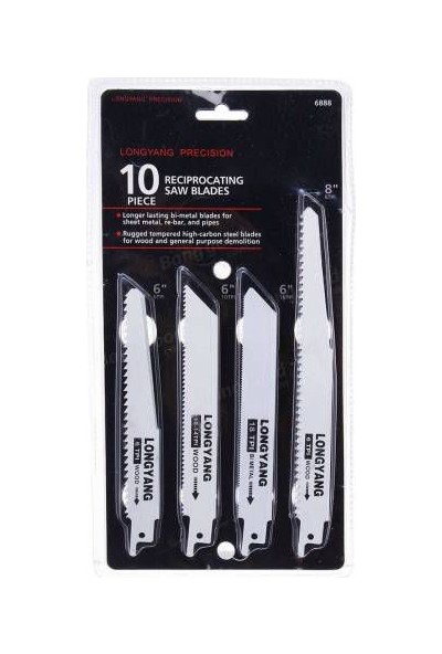 Star Tilki Kuyruğu Testere Bıçakları 10 Parça Ağaç Metal Testere Star Tilki Kuyruğu Testere Bıçakları 10 Parça Ağaç Metal Testere