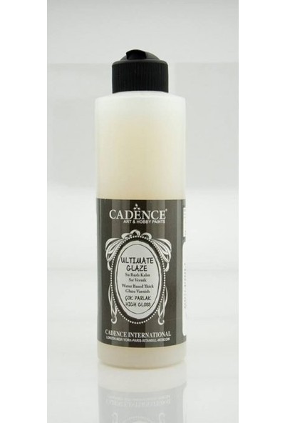 Cadence Ultimate Glaze Kalın Sır Vernik Parlak 250 ml