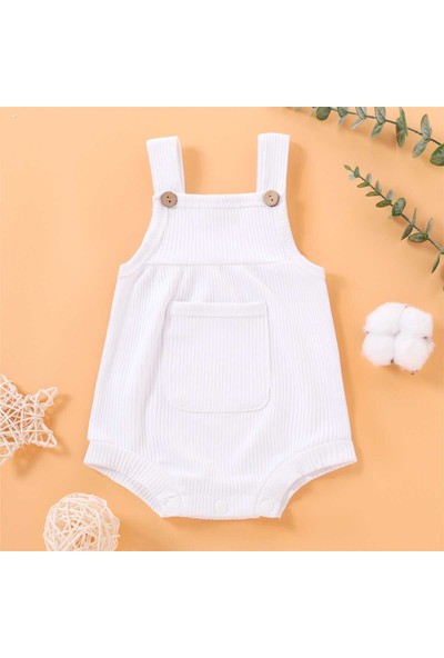 Little Honey Bunnies Beyaz Romper