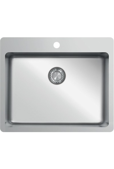 Ukınox Me 600 (50X60) Tezgah Altı-Üstü Mutfak Eviyesi Ukınox Me 600 (50X60) Tezgah Altı-Üstü Mutfak Eviyesi