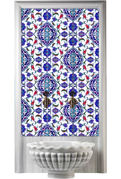 Armada Çini 60x100 Cm Ac 44 Osmanlı Serigraf Türk Hamamı Pano Armada Çini 60x100 Cm Ac 44 Osmanlı Serigraf Türk Hamamı Pano