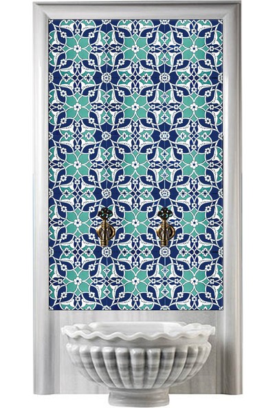 Armada Çini 60 x 100 cm Ac 80 Selçuklu Serigraf Türk Hamamı Pano Armada Çini 60 x 100 cm Ac 80 Selçuklu Serigraf Türk Hamamı Pano