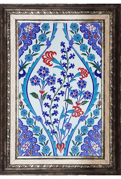 Armada Çini 25 x 40 cm Sp 418 Göbekli Kütahya Iznik Çini Seramik Karo