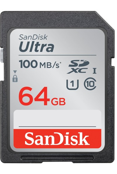Sandısk 64 GB SDSDUNR-064G-GN3IN 100/MB 64GB Ult Sd C10 Sandısk 64 GB SDSDUNR-064G-GN3IN 100/MB 64GB Ult Sd C10