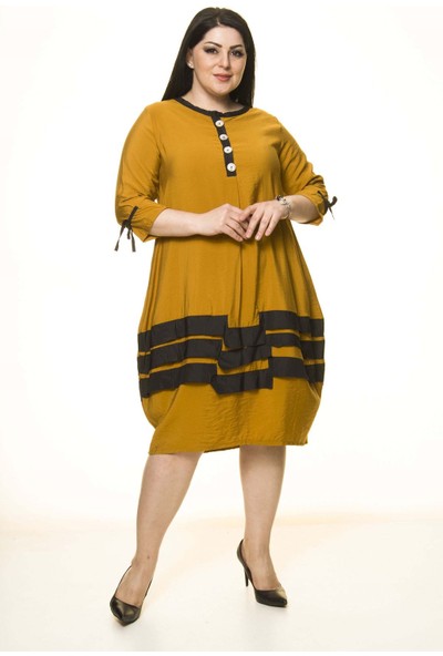 Modayız Hardal Battal Elbise G10-1665