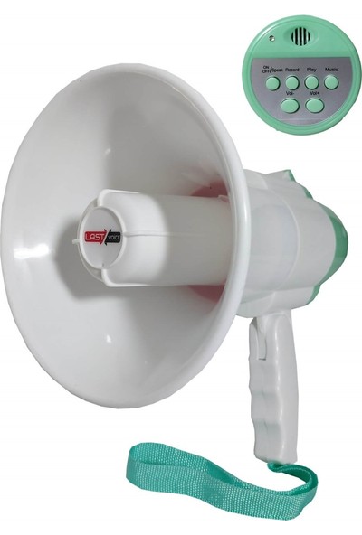 Lastvoice Mgf-30 Şarjlı EL Megafon 30 Watt Bataryalı Siren Kayıt