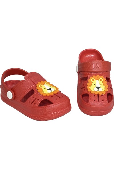Daye BK1001 Kaydırmaz Aslan Desenli Çocuk Sandalet Terlik