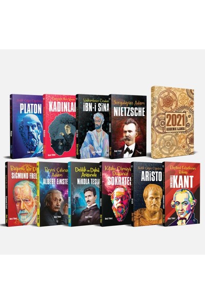 Halk Kitabevi Fikir Insanları Seti - 10 Kitap 1 Ajanda Halk Kitabevi Fikir Insanları Seti - 10 Kitap 1 Ajanda