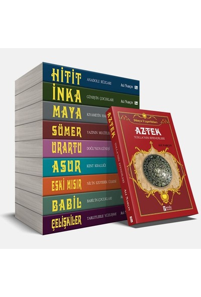 Halk Kitabevi Gizlenen Dünya Uygarlıkları Seti - 10 Kitap Halk Kitabevi Gizlenen Dünya Uygarlıkları Seti - 10 Kitap