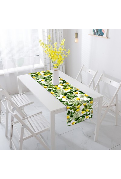 Jungle Limon Desenli Runner