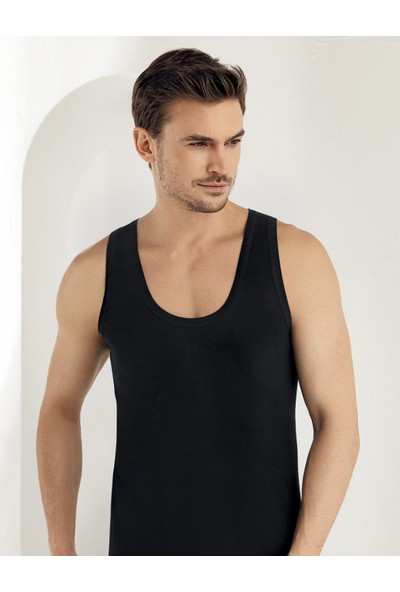 Şahinler Erkek Modal Atlet Siyah ME128