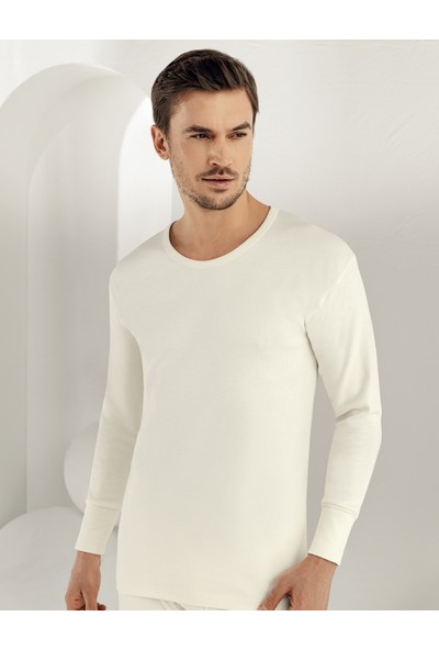 Şahinler Erkek Krem Uzun Kol Bisiklet Yaka İnterlok İçlik ME016 Şahinler Erkek Krem Uzun Kol Bisiklet Yaka İnterlok İçlik ME016