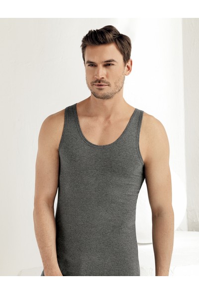 Şahinler Geniş Askılı Likralı Süprem Atlet K-Gri ME067 Şahinler Geniş Askılı Likralı Süprem Atlet K-Gri ME067