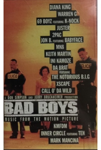 Bad Boys - Music From The Motion Picture ( Kaset ) Bad Boys - Music From The Motion Picture ( Kaset )