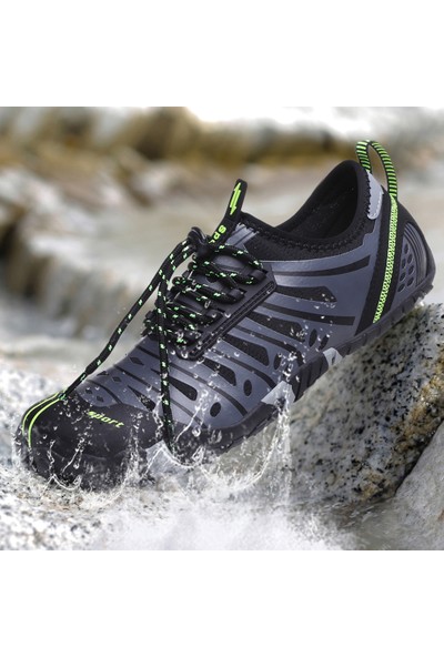 Buyfun Erkek Hafif Yürüyüş Spor Ayakkabısı - Siyah (Yurt Dışından)