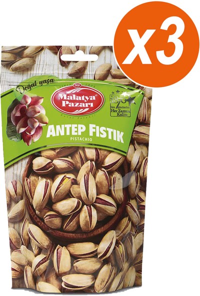 Malatya Pazarı Murat Palancı Antep Fıstık Kabuklu 3 x 122 gr Malatya Pazarı Murat Palancı Antep Fıstık Kabuklu 3 x 122 gr