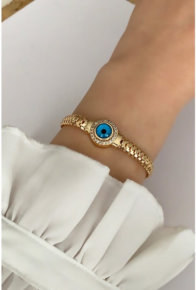 ÇLK Accessories Nazar Boncuk Bileklik Hasır Zincir Model ÇLK Accessories Nazar Boncuk Bileklik Hasır Zincir Model