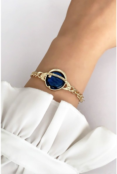 ÇLK Accessories Gold Satürn Bileklik ÇLK Accessories Gold Satürn Bileklik