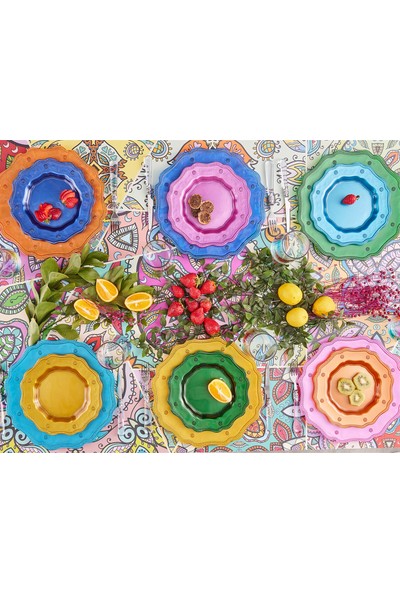 Karaca Fun 18 Parça Yemek Pasta ve Bardak Takımı