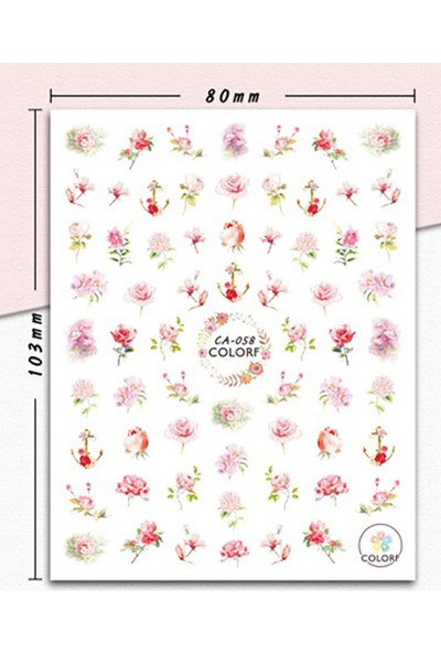 Aba Nails Tırnak Sticker