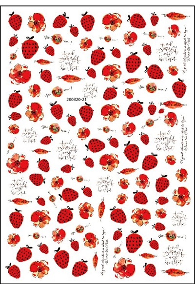 Aba Nails Tırnak Sticker