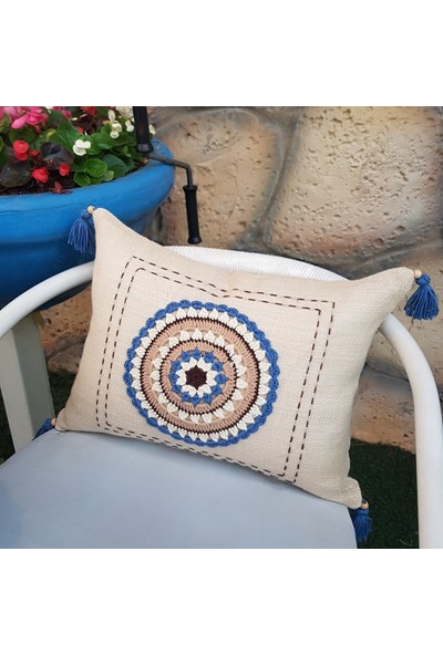 Limenis Mandala Motifli Etnik Kırlent Kılıfı / Bahçe Balkon Teras Yazlık Sandalyesi Koltuk Minderi Kılıfı Limenis Mandala Motifli Etnik Kırlent Kılıfı / Bahçe Balkon Teras Yazlık Sandalyesi Koltuk Minderi Kılıfı