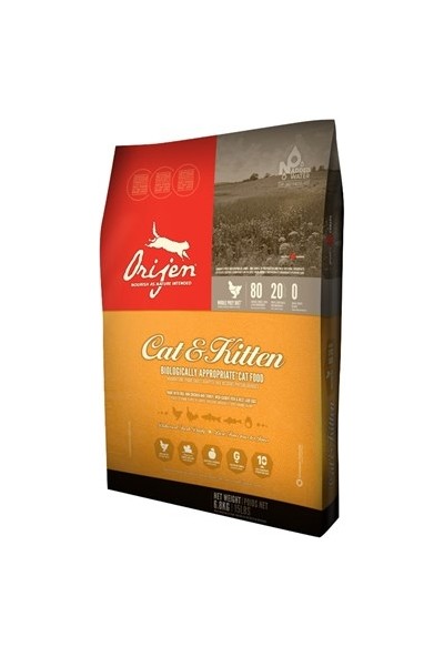 Orijen Yavru ve Yetişkin Kedi Maması 1,8 kg
