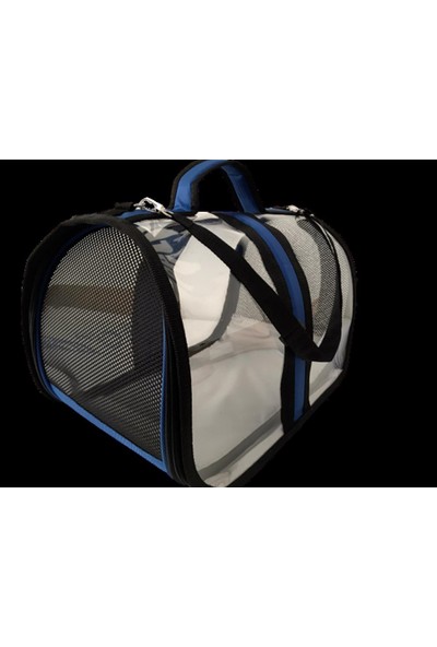 Pet Pretty Bacco Milano Şeffaf Kedi ve Köpek Çantası Mavi Pet Pretty Bacco Milano Şeffaf Kedi ve Köpek Çantası Mavi