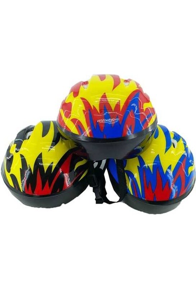 Çocuk Kask Bisiklet Paten Scooter Koruyucu Kask 7 Parça Çocuk Kask Bisiklet Paten Scooter Koruyucu Kask 7 Parça