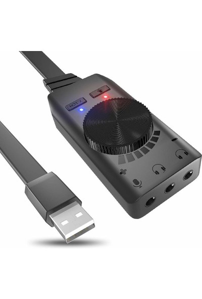 Techbender Plextone 7.1 Surround USB Ses Kartı Techbender Plextone 7.1 Surround USB Ses Kartı