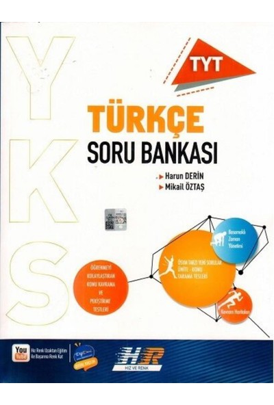 Hız ve Renk Yayınları TYT Türkçe Soru Bankası - Harun Derin