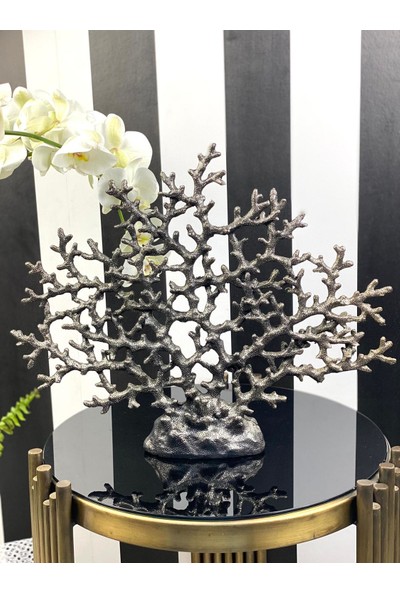 Mirsa Global Mercan Çok Dallı Hayat Ağacı Biblo Antrasit Mirsa Global Mercan Çok Dallı Hayat Ağacı Biblo Antrasit