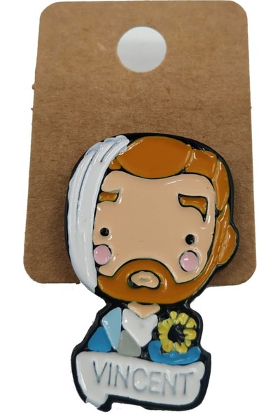 Hobipix Vincent Van Gogh Broş Yaka Çanta Elbise Cüzdan Rozeti Pin Hobipix Vincent Van Gogh Broş Yaka Çanta Elbise Cüzdan Rozeti Pin