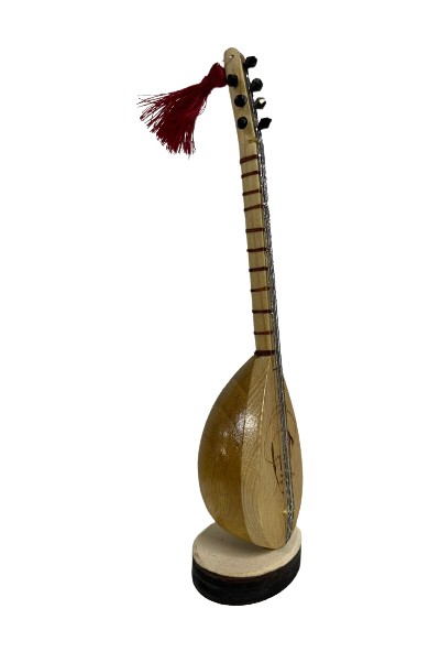 Bade Müzik Minyatür Bağlama Aşık Veysel Görselli Masa Üstü Hediyelik Bade Müzik Minyatür Bağlama Aşık Veysel Görselli Masa Üstü Hediyelik