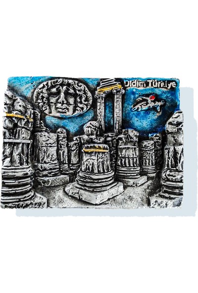 Tumbled Workshop Didim Magnet Buzdolabı Süsü Hediyelik Dekoratif Eşya