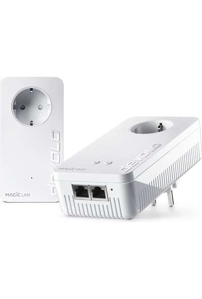 Devolo 8624 Magic 2 WiFi next 2400 Mbps - Kablosuz Powerline Menzil Genişletici Başlangıç Kiti Devolo 8624 Magic 2 WiFi next 2400 Mbps - Kablosuz Powerline Menzil Genişletici Başlangıç Kiti