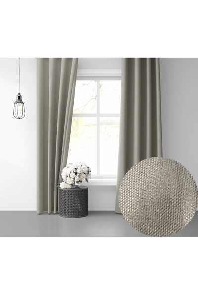 Perle Home Daily Series Taş Rengi Ada Fon Perde Perle Home Daily Series Taş Rengi Ada Fon Perde