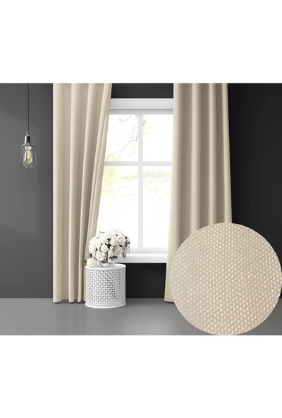 Perle Home Daily Series Vanilya Rengi Ada Fon Perde Perle Home Daily Series Vanilya Rengi Ada Fon Perde