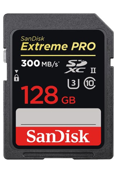 Sandısk 128GB SD Kart 300MB/s Extreme Pro SDSDXDK-128G-GN4IN Hafıza Kartı