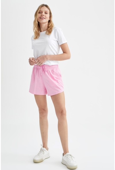 DeFacto Regular Fit Esnek Belli Mini Bermuda Şort U4571AZ21HS DeFacto Regular Fit Esnek Belli Mini Bermuda Şort U4571AZ21HS