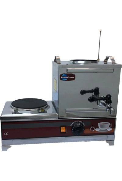 Armeka Inox 10 Litre Elektrikli Pleytli Çay Kazanı & Kahveci Kazanı & Kahve Çay Oçağı Armeka Inox 10 Litre Elektrikli Pleytli Çay Kazanı & Kahveci Kazanı & Kahve Çay Oçağı