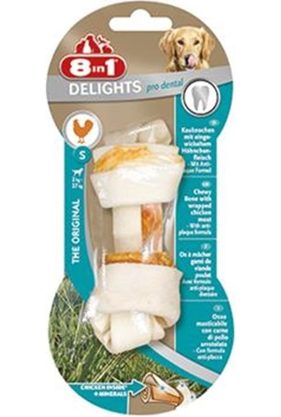 8in1 Delights Prodental Köpekler Için Ağız Bakım Kemiği Small 8in1 Delights Prodental Köpekler Için Ağız Bakım Kemiği Small