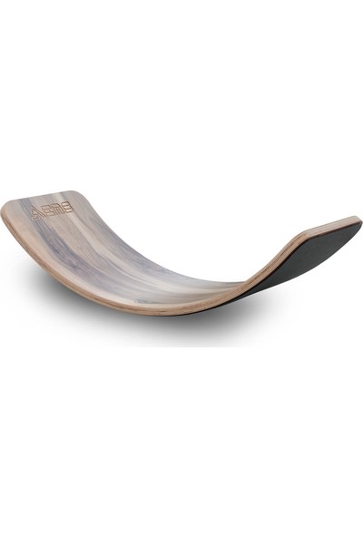 Wavy Board Amerikan Ceviz Laminant Yüzey Gri Renk Keçeli Denge Tahtası Wavy Board Amerikan Ceviz Laminant Yüzey Gri Renk Keçeli Denge Tahtası