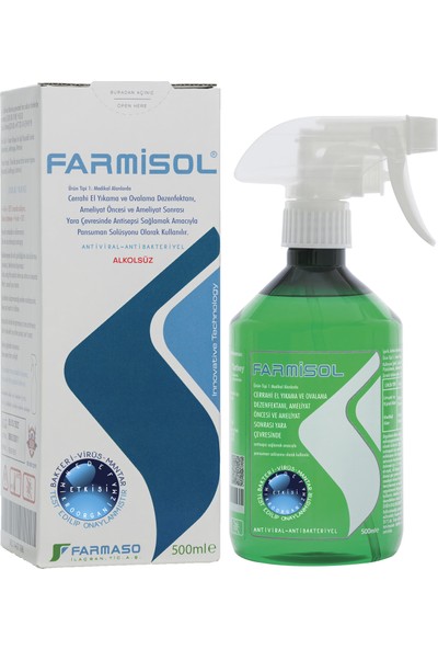 Farmisol Dezenfektan - Medikal Kullanım 500 ml