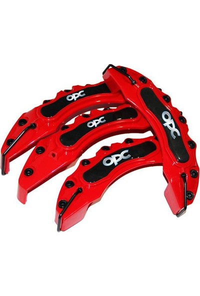 OPC Opel Opc Fren Kaliper Kapağı 4 Adet Opc Kırmızı