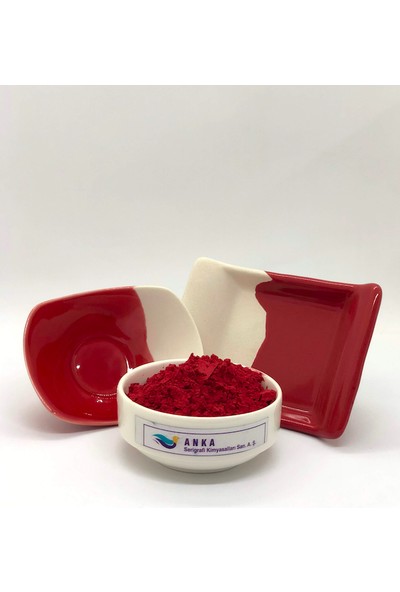 Anka Seramik Çini Porselen Boyası Kırmızı 100 Gram