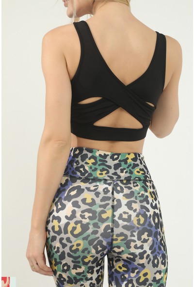 Grenj Fashion Siyah Sırtı Çapraz Büstiyer Grenj Fashion Siyah Sırtı Çapraz Büstiyer